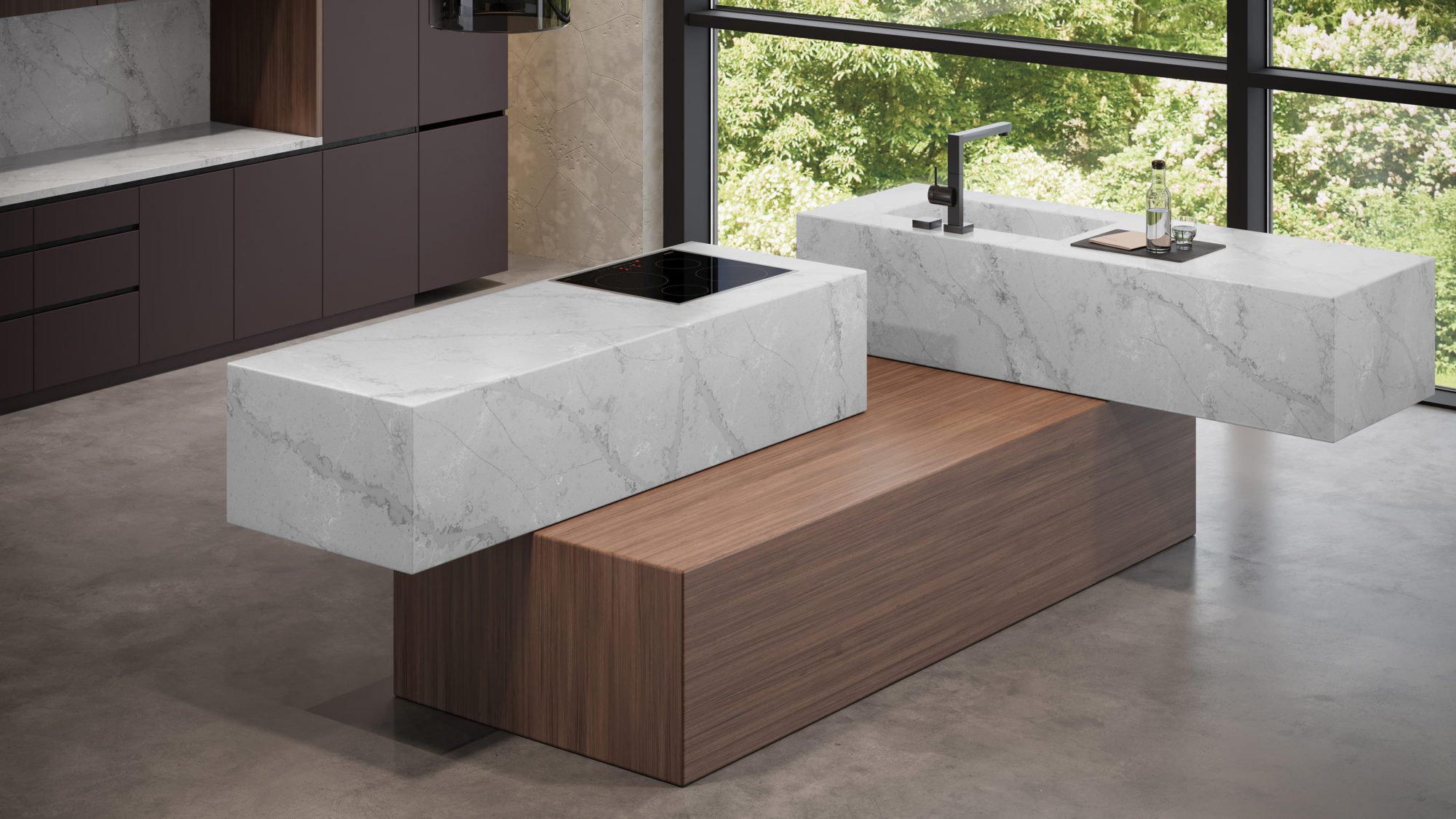 Plan de travail en quartz - IDQUARTZ | Pierredeplan