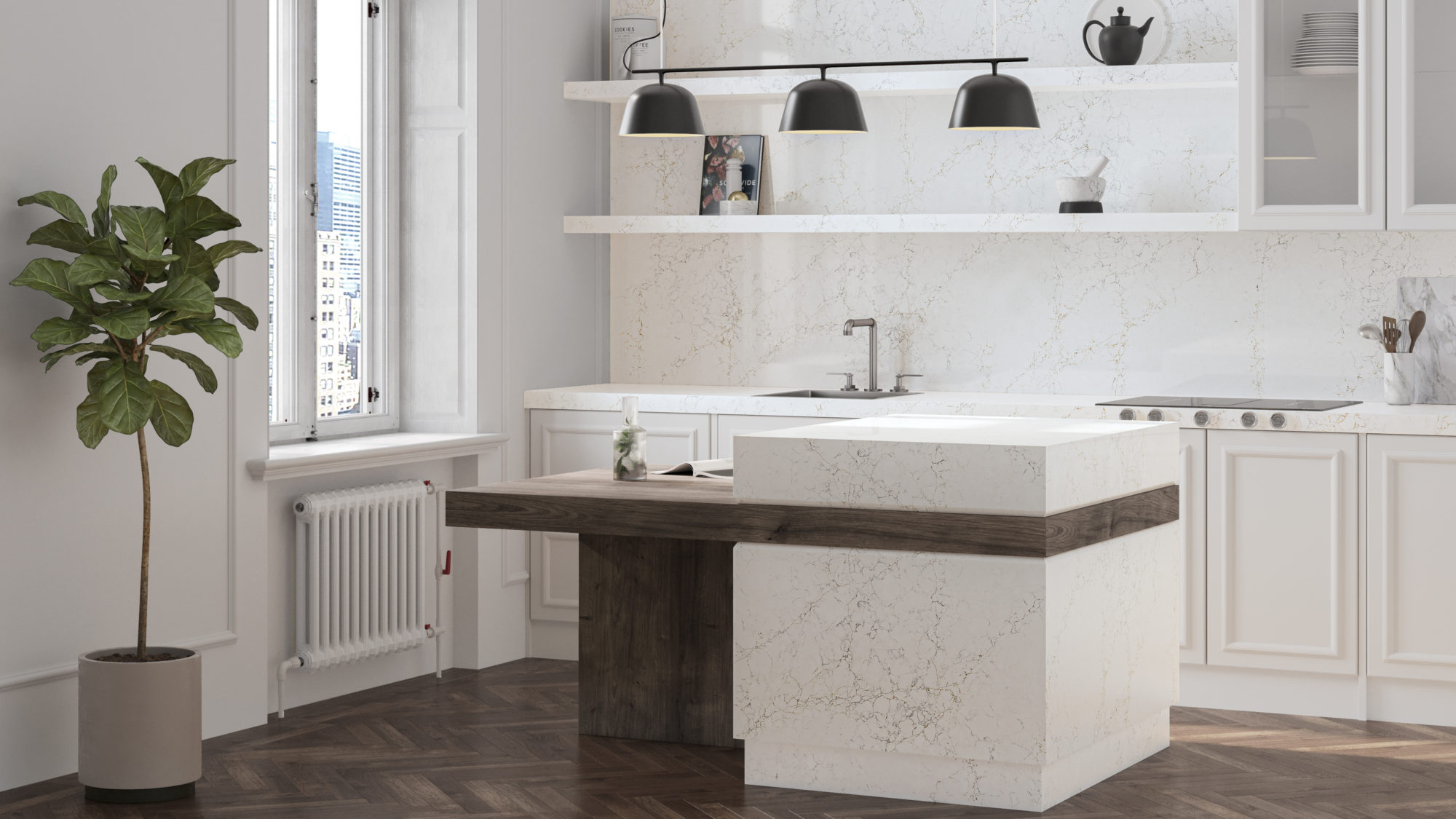 Plan de travail en quartz - IDQUARTZ | Pierredeplan